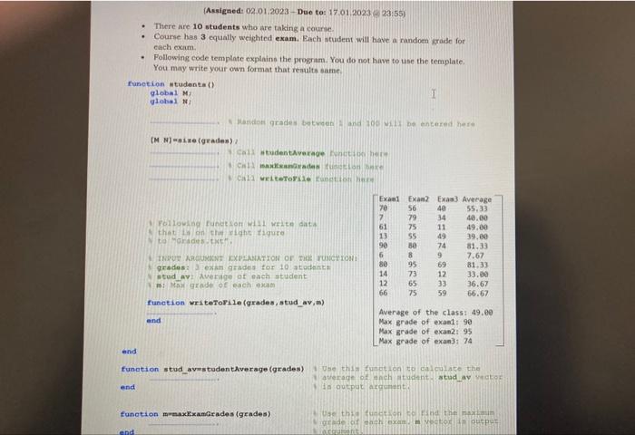 Solved (Assigned 02.01,2023 - Due to: 17.01.2023, 23.55) - | Chegg.com