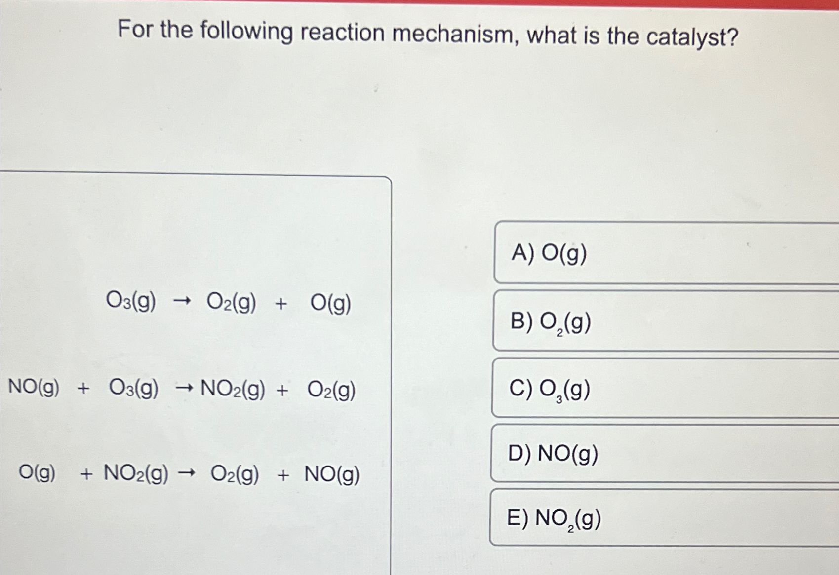 Solved For the following reaction mechanism, what is the | Chegg.com