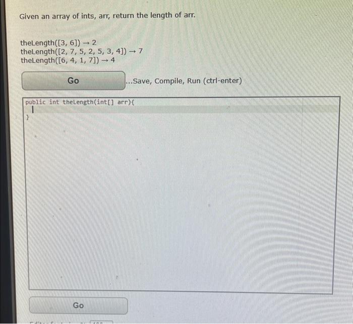 Solved Given an int, num, return an array of length three | Chegg.com