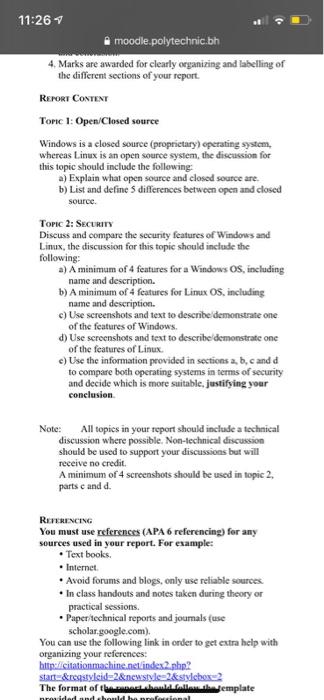 Solved the main difference between unix based os and windows | Chegg.com