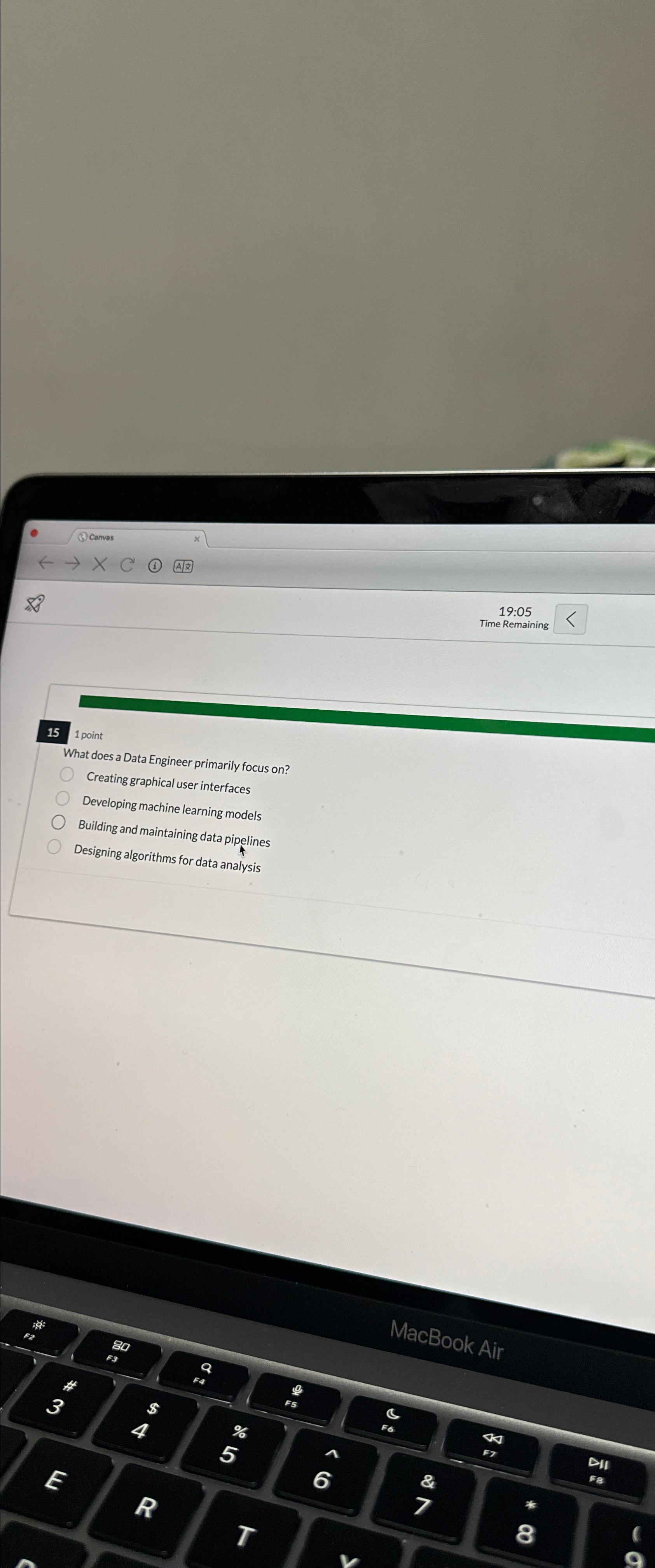 Solved 151 ﻿pointWhat does a Data Engineer primarily focus | Chegg.com