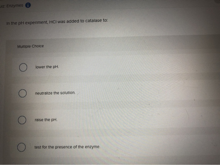 Solved Quiz Enzymes Seved Lab Data Phase PH Volume of | Chegg.com