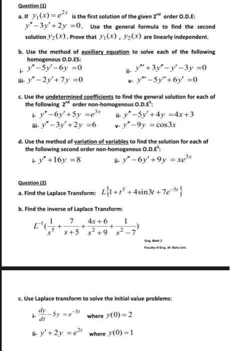 Solved Engineering mathematics | Chegg.com Solved Engineering mathematics | Chegg.com
