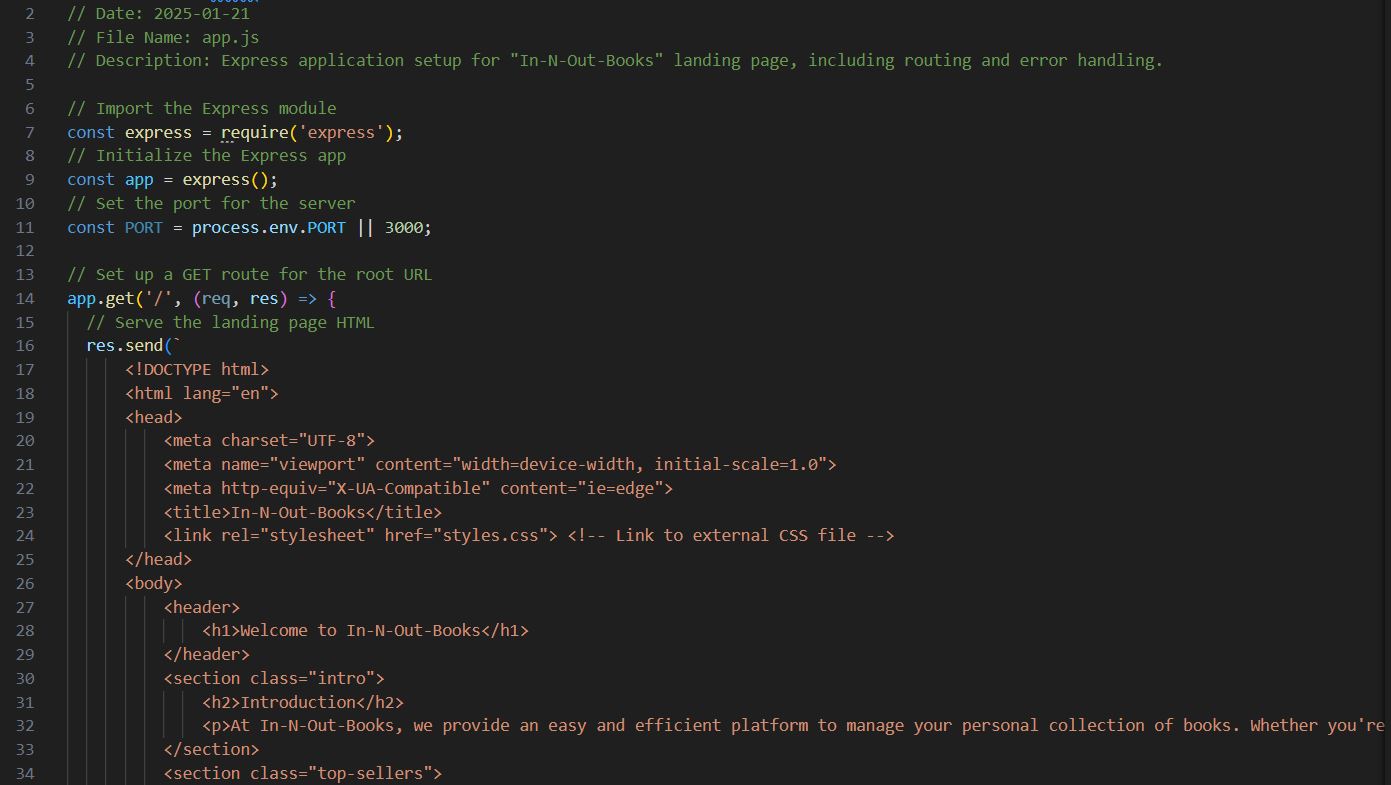 Solved you will be building APIs for the in-n-out-books | Chegg.com