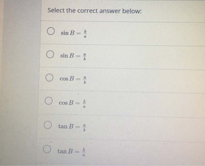 Solved Question What trigonometric function would you use | Chegg.com