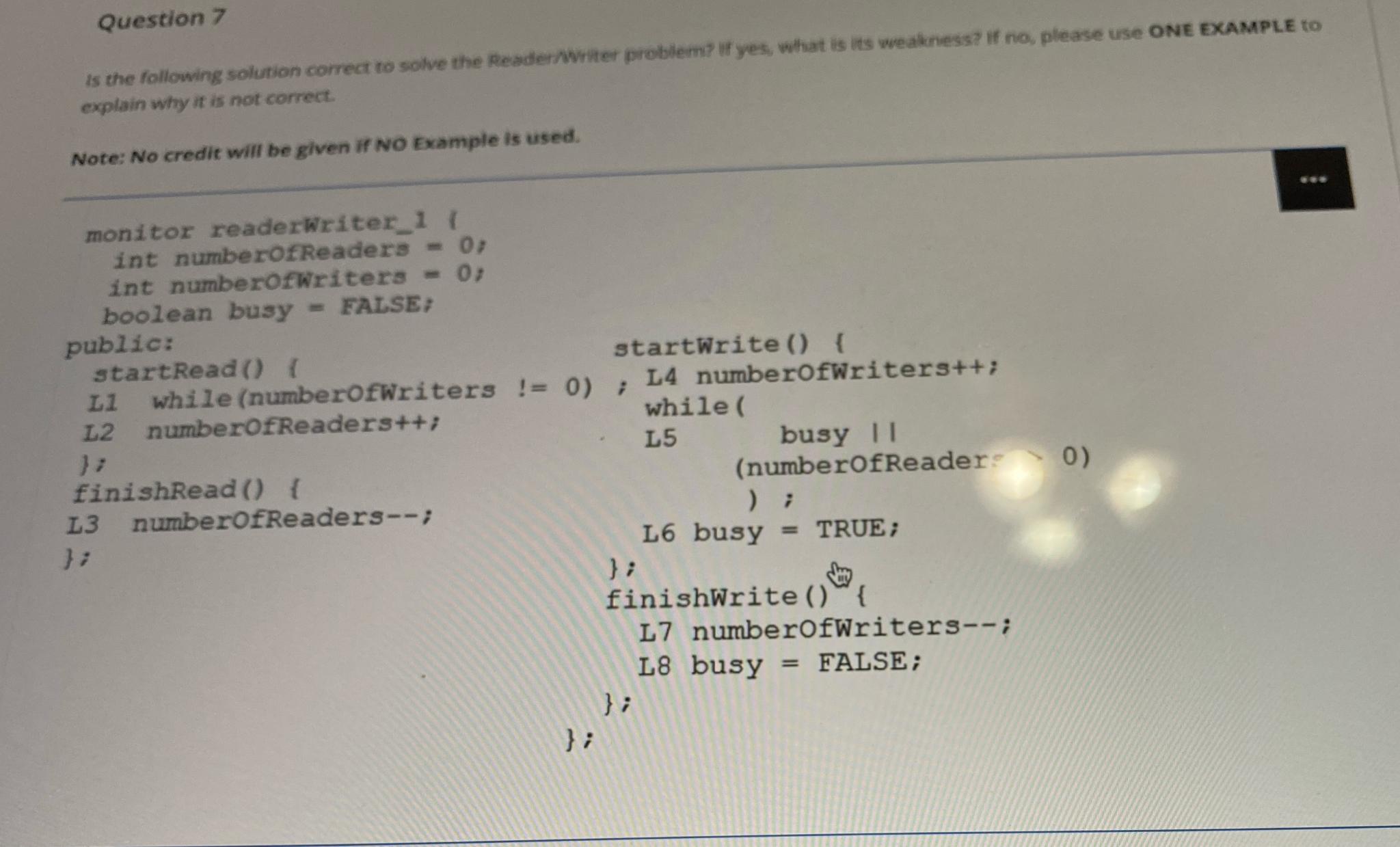 Solved Question 7is the following solution correct to solve | Chegg.com