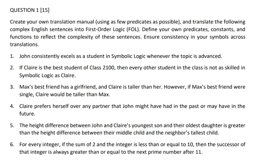 Solved QUESTION 1[15]Create your own translation manual | Chegg.com
