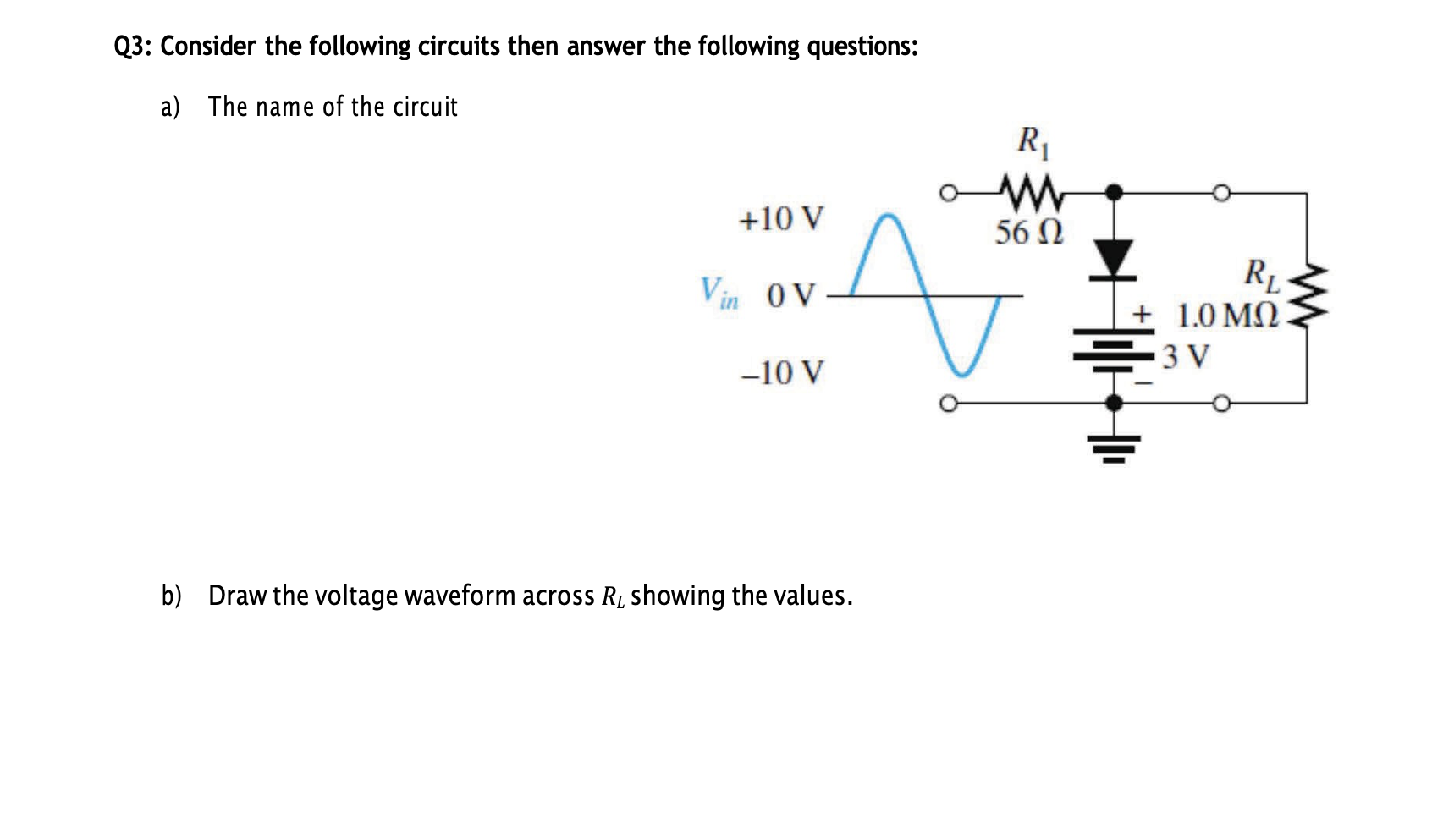 Solved Q3: Consider the following circuits then answer the | Chegg.com