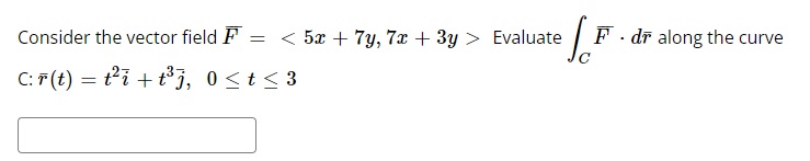 Solved Consider the vector field ?bar (F)= | Chegg.com