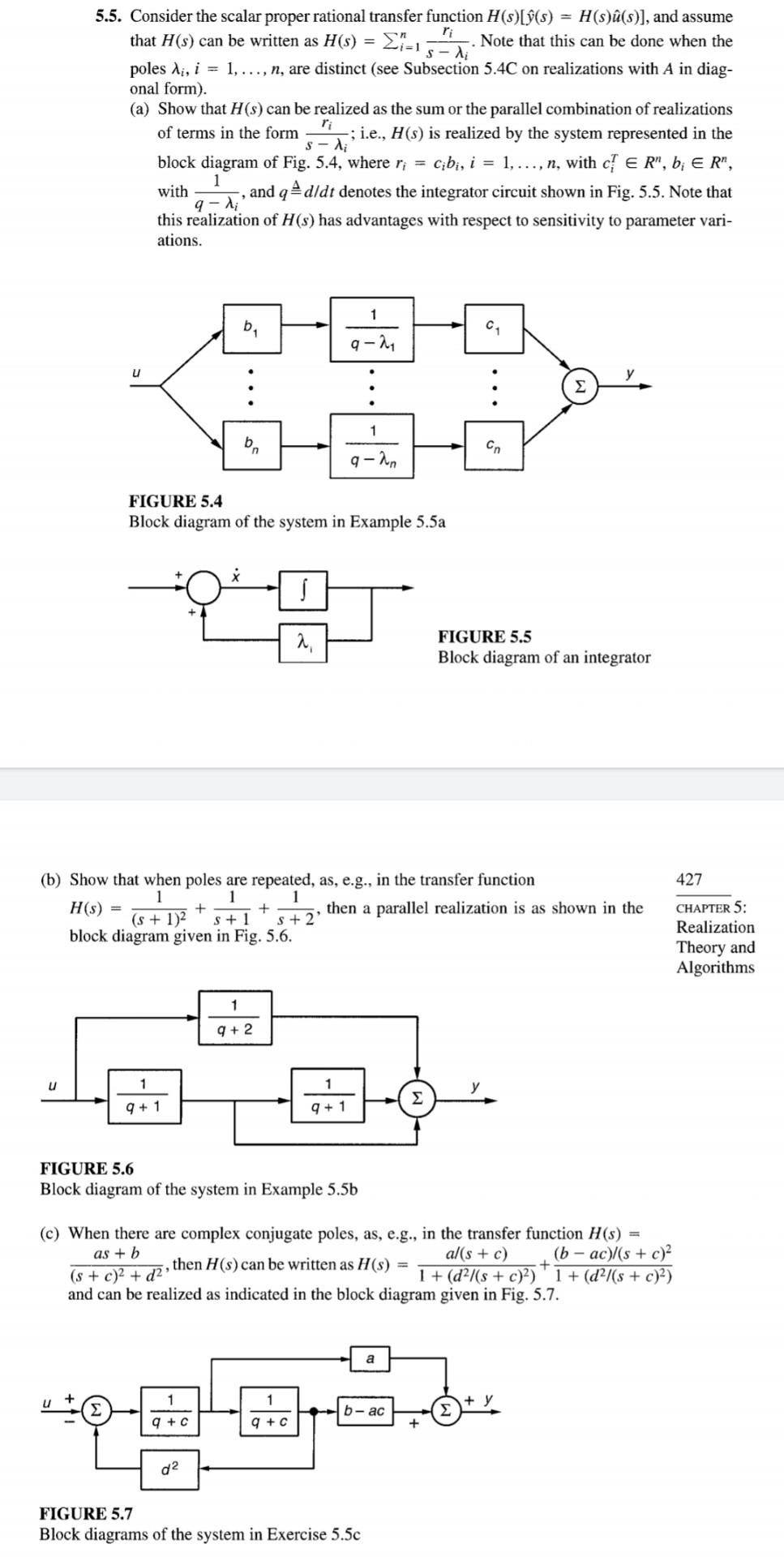 Solved = 5.5. Consider the scalar proper rational transfer | Chegg.com