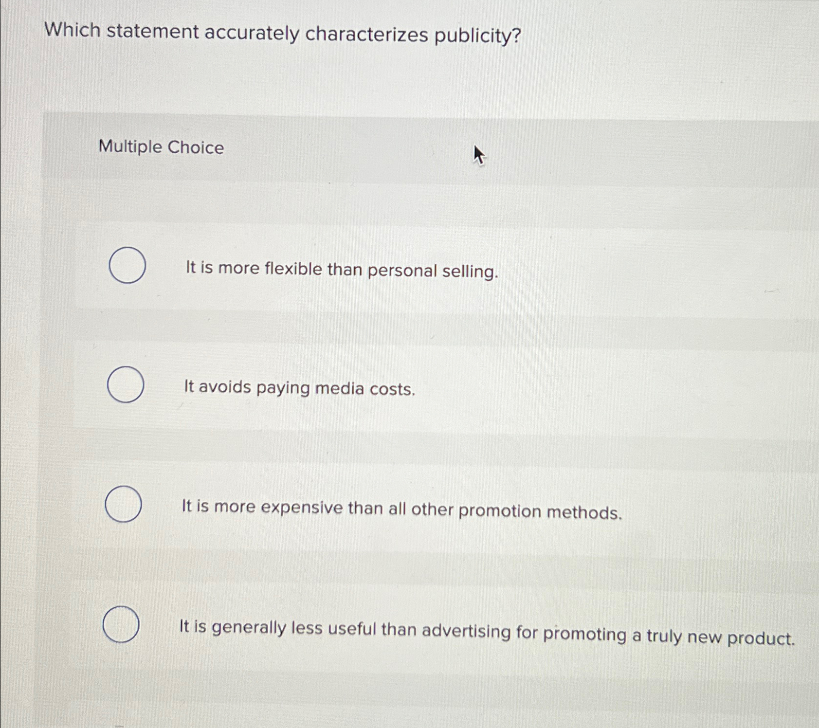 Solved Which statement accurately characterizes | Chegg.com Solved Which statement accurately characterizes | Chegg.com
