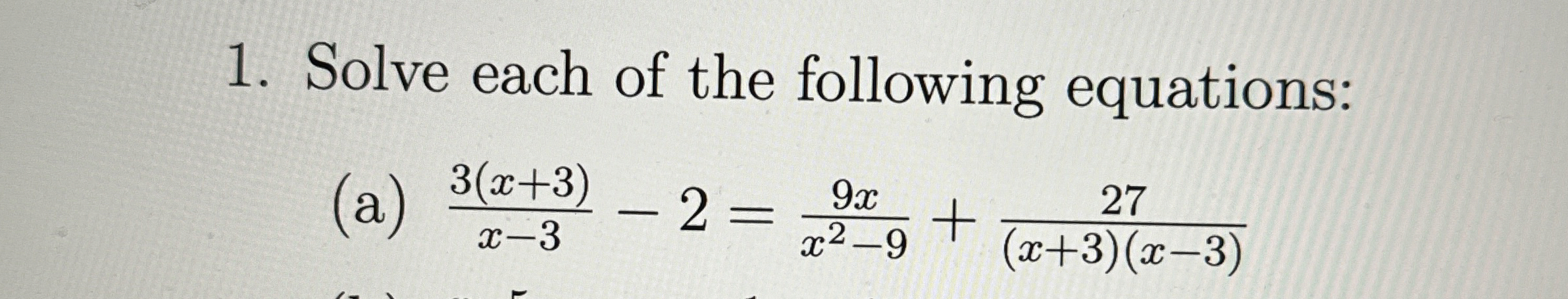 Solved Solve each of the following | Chegg.com