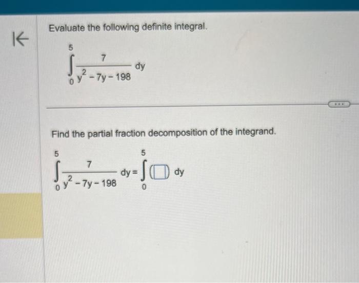 Solved Evaluate the following definite integral. | Chegg.com