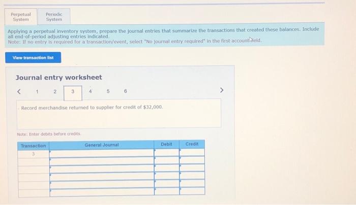 Solved Applying a perpetual inventory system, prepare the | Chegg.com