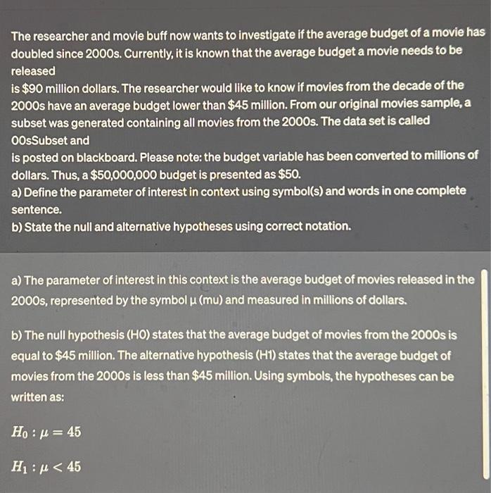 Solved Randomization Dotplot of xˉ. Null hypothesis: | Chegg.com