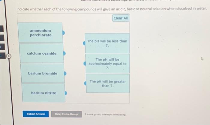 Solved Indicate whether each of the following compounds will | Chegg.com