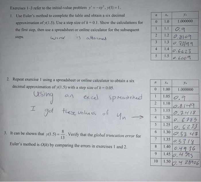 Solved Just Question 3 Im Not Sure How To Find Truncation 8362