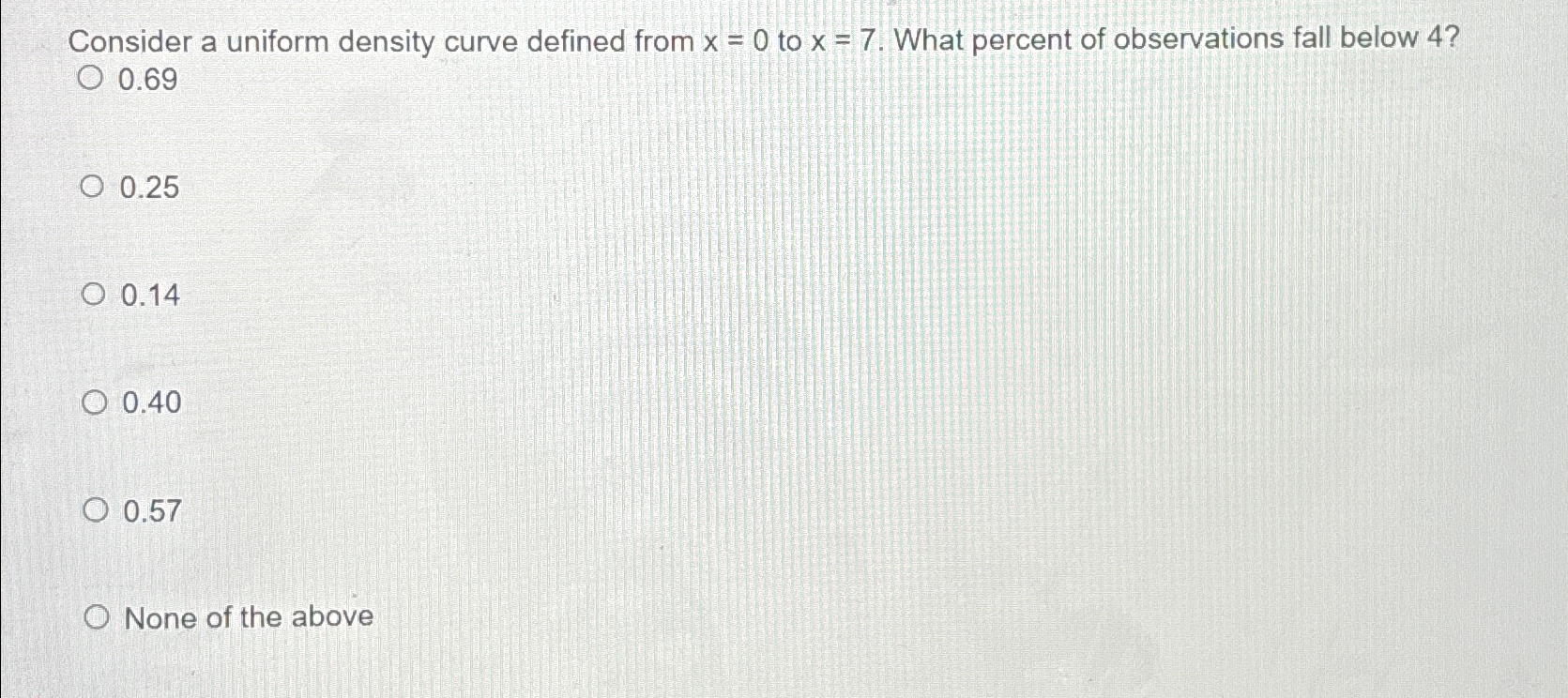 Solved Consider a uniform density curve defined from x=0 ﻿to | Chegg.com
