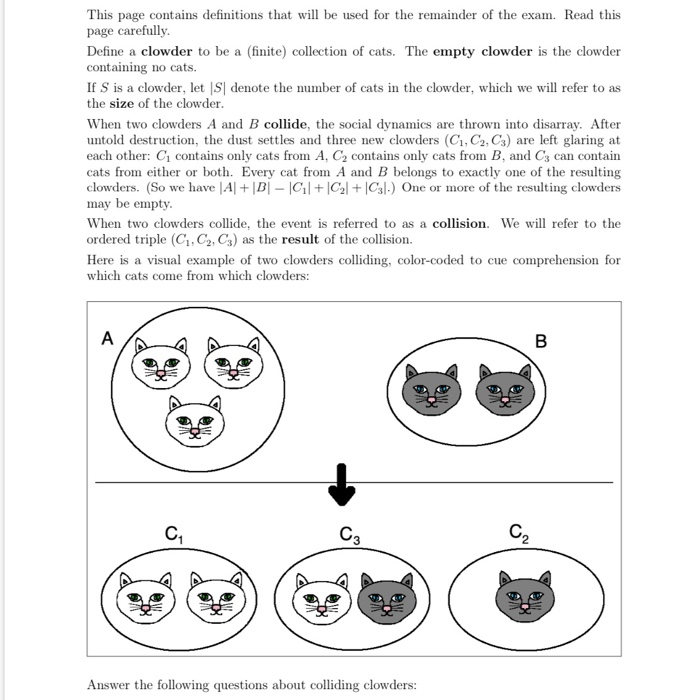 Solved This page contains definitions that will be used for | Chegg.com