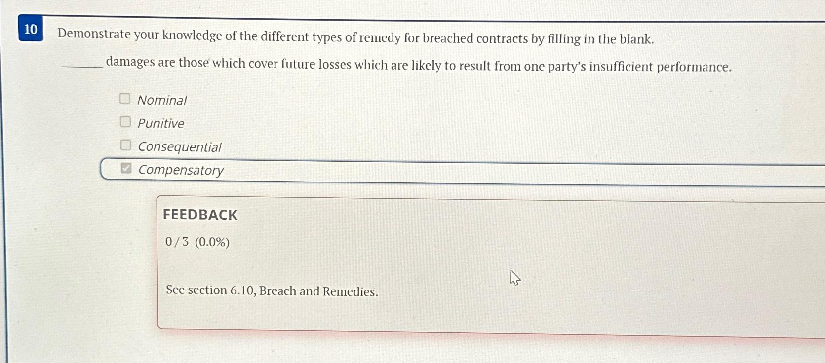 Solved 10Demonstrate your knowledge of the different types | Chegg.com