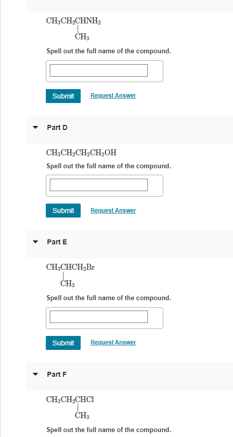 Solved Spell out the full name of the compound.Request | Chegg.com