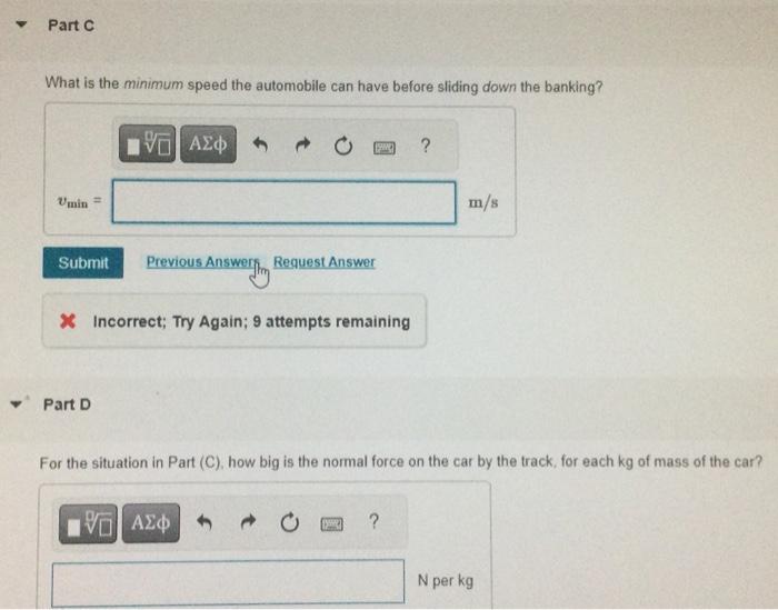 Solved If the banking angle is 29.0 degrees, what is the | Chegg.com