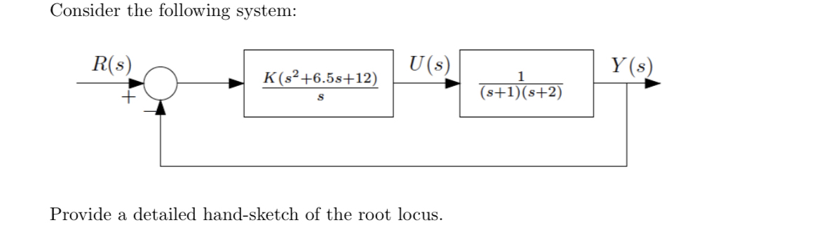 Solved Consider the following system:Provide a detailed | Chegg.com