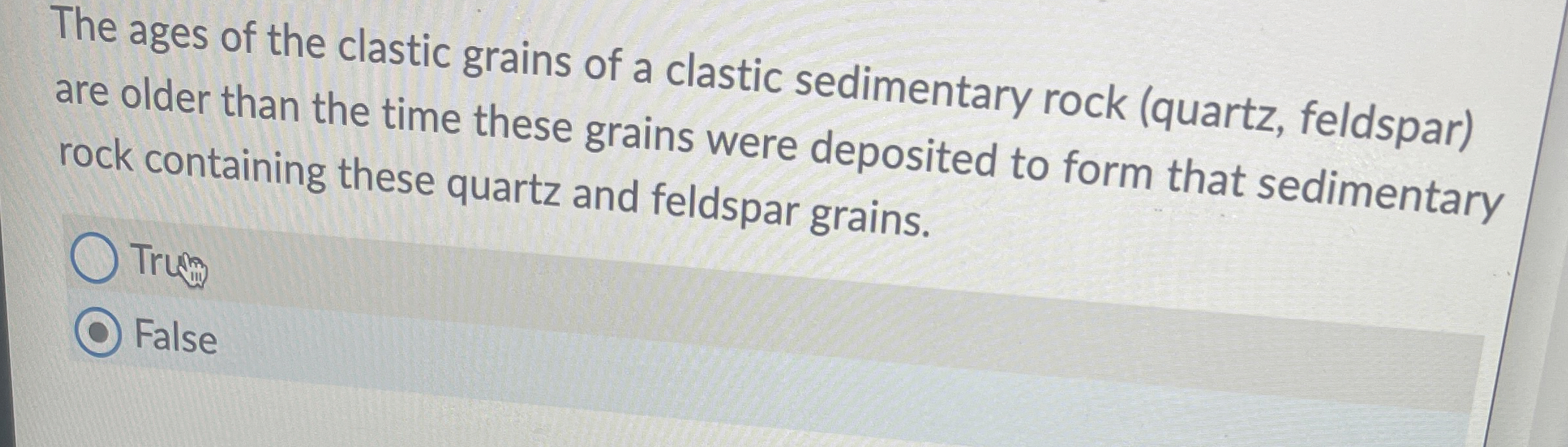Solved The ages of the clastic grains of a clastic | Chegg.com