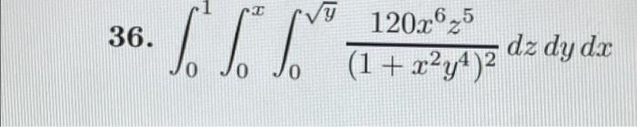 Solved Computing Iterated Integrals In Exercises 1–36, | Chegg.com