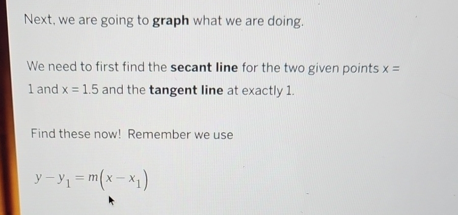 Next, we are going to graph what we are doing.We need | Chegg.com