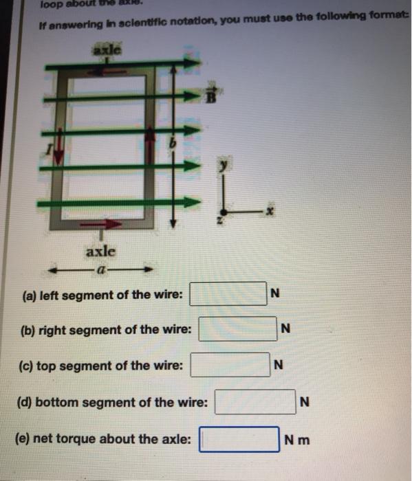Solved A current-carrying rectangular wire loop with width * | Chegg.com