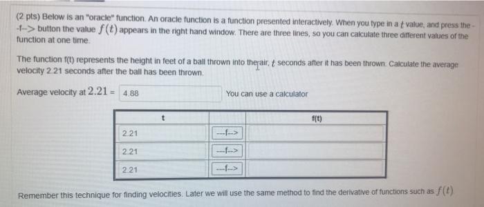 Solved (2 pts) Below is an "oracle" function. An oracle | Chegg.com