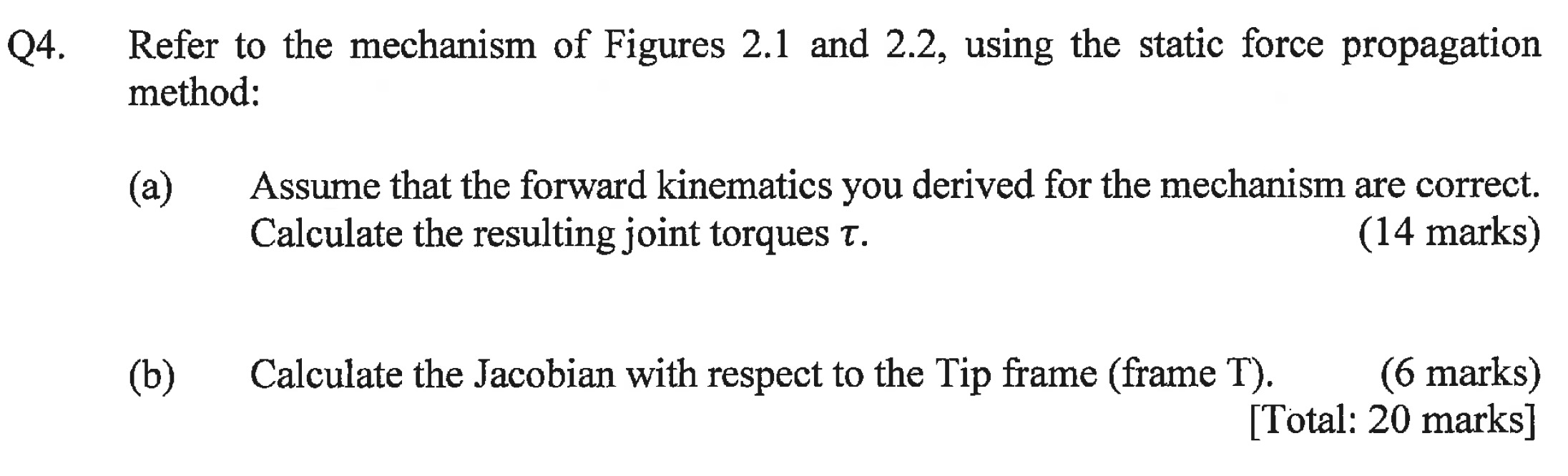 Solved Q4. ﻿Refer to the mechanism of Figures 2.1 ﻿and 2.2, | Chegg.com