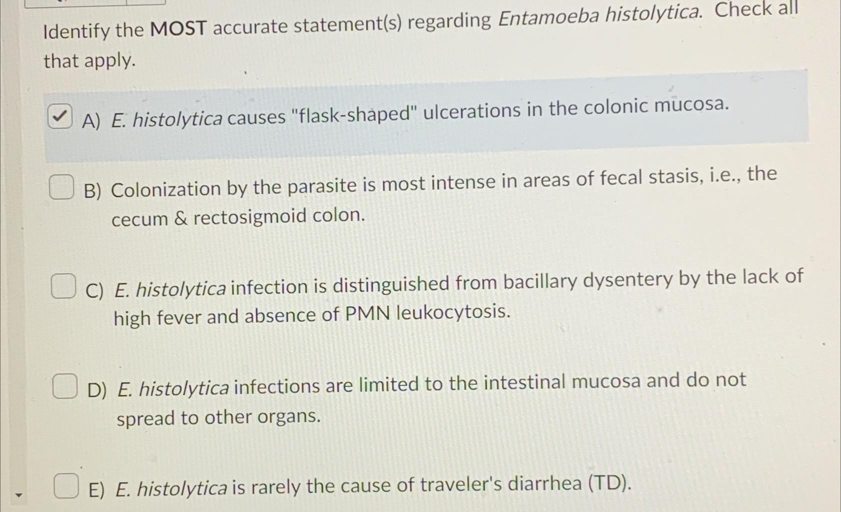 Solved Identify the MOST accurate statement(s) ﻿regarding | Chegg.com