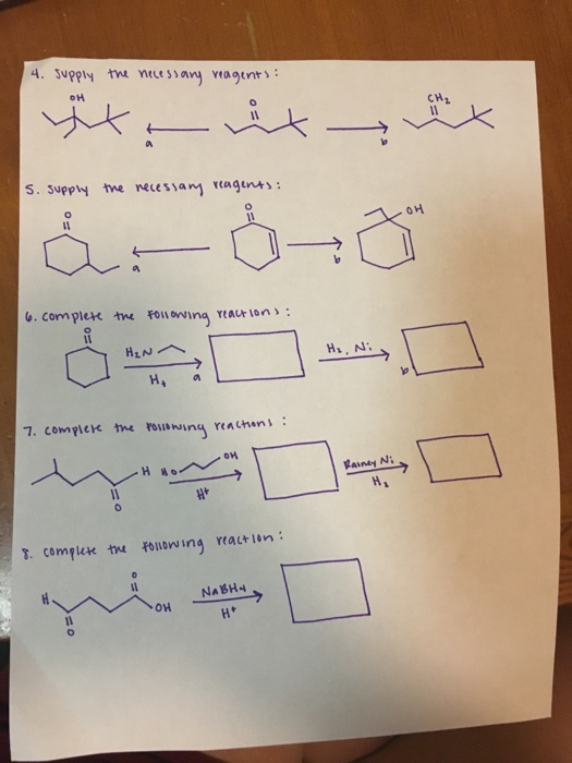 Solved 1. Draw product (s) H2N-NH2. KOH heat 2. The | Chegg.com