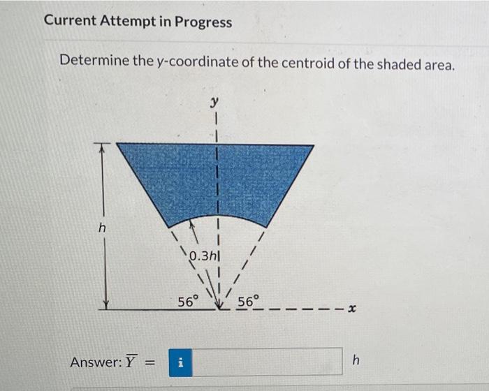 Solved Current Attempt in Progress Determine the | Chegg.com