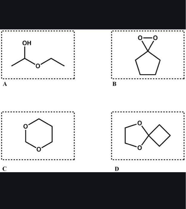 Solved Identify the following structures as acetal, | Chegg.com