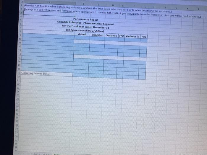 Solved Step Instructions 1 Prepare a segment margin | Chegg.com