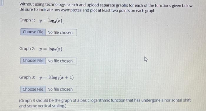 Solved Without using technology, sketch and upload separate | Chegg.com