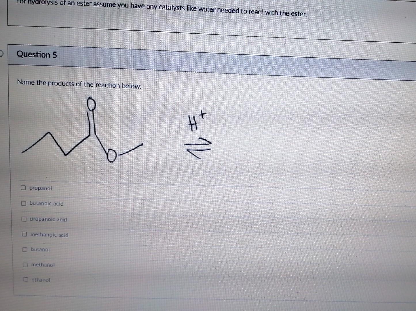 Solved What is the product of the reaction? millet Nach = 7 | Chegg.com