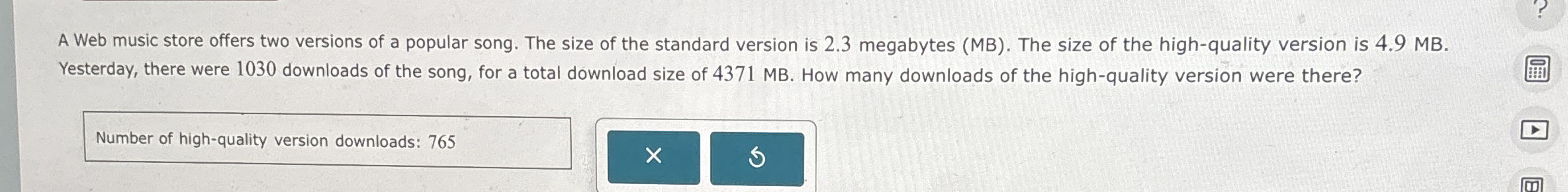 A Web music store offers two versions of a popular | Chegg.com