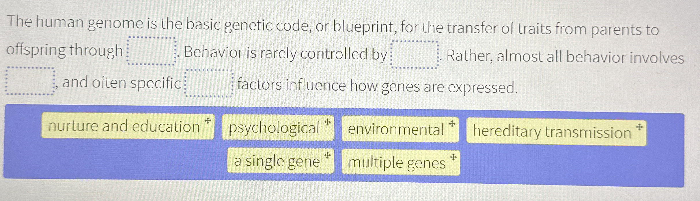 Solved The human genome is the basic genetic code, or | Chegg.com