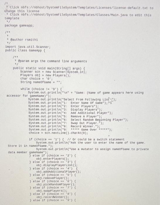 Solved Class And Arraylist Assignment Check The Course 