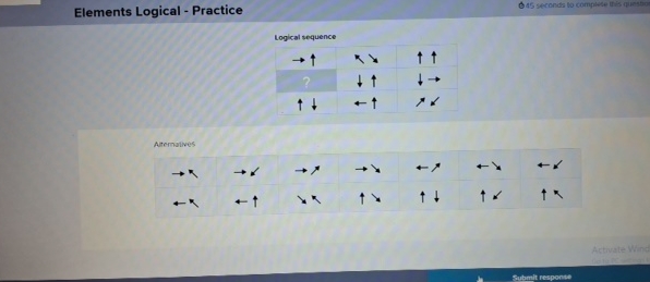 Solved Elements Logical - ﻿Practice645 ﻿seconds to complete | Chegg.com