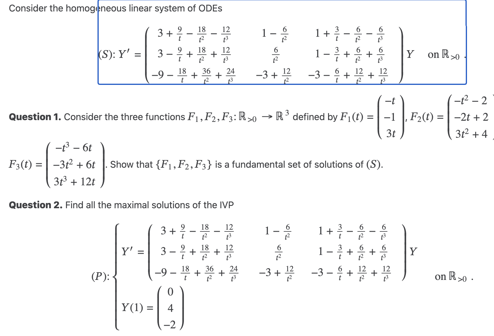 Solved Consider the homogeneous linear system of | Chegg.com