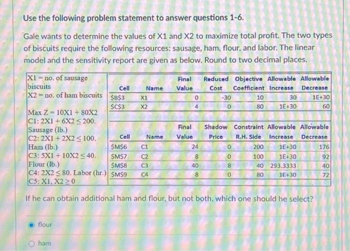 Solved Use the following problem statement to answer | Chegg.com