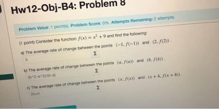 Solved Hw12-Obj-B4: Problem 8 Problem Value: 1 points). | Chegg.com Solved Hw12-Obj-B4: Problem 8 Problem Value: 1 points). | Chegg.com