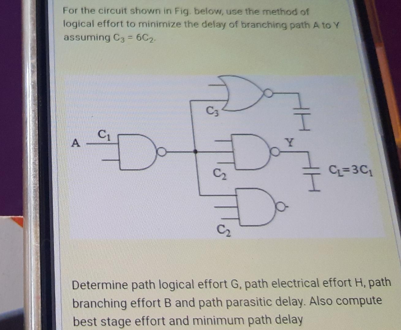 Solved For the circuit shown in Fig. below, use the method | Chegg.com