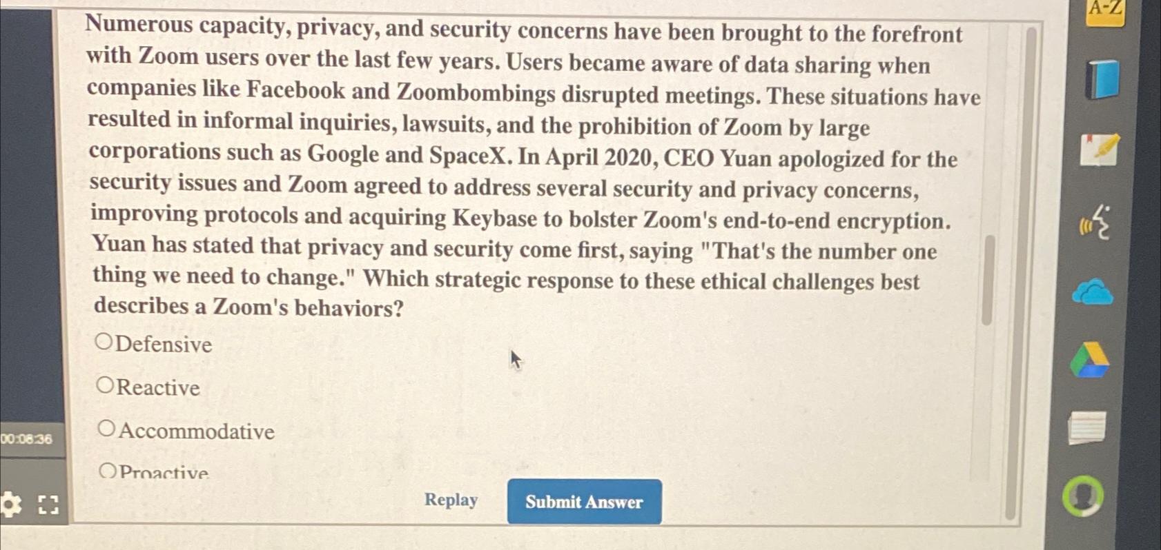 Solved Numerous capacity, privacy, and security concerns | Chegg.com