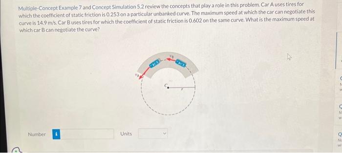 Solved Multiple-Concept Example 7 and Concept Simulation 5.2 | Chegg.com